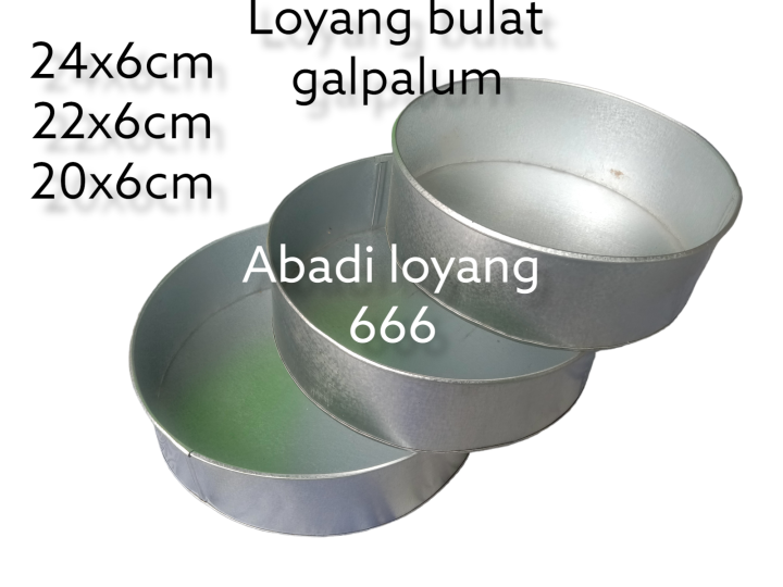 1 set loyang bulat berbeda ukuran tersedia 2 varian | Lazada Indonesia