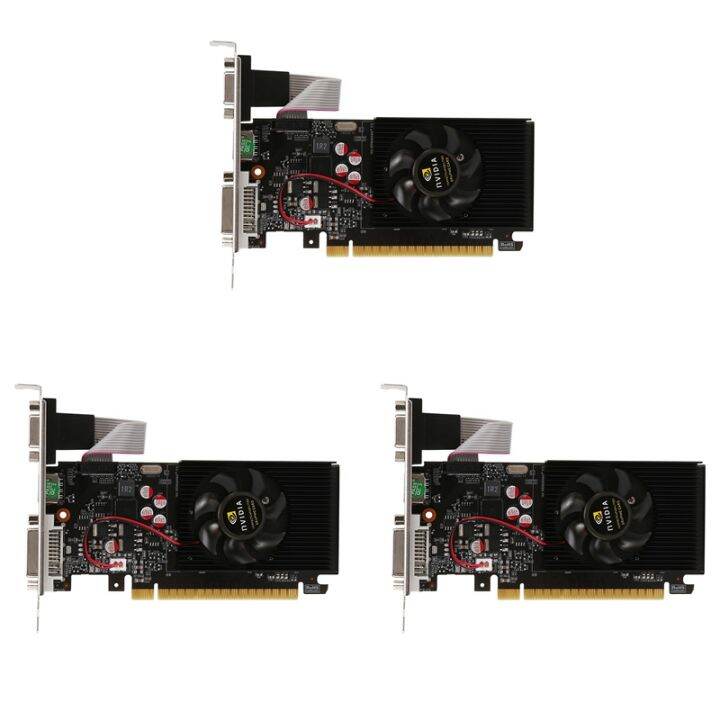 3X GT730 Image Card 64Bit GDDR3 GT 730 D3 Game Video Cards Geforce Dvi ...