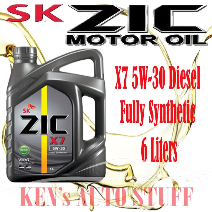 SK ZIC X7 5W-30 Diesel Fully Synthetic 6 Liters | Lazada PH