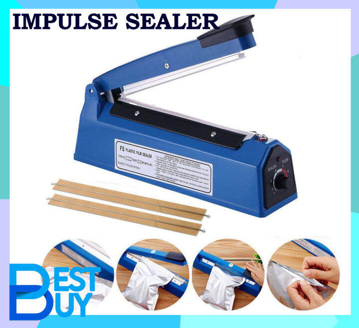 Impulse Plastic Sealer Machine Plastic Sealing Machine Size [200mm l ...