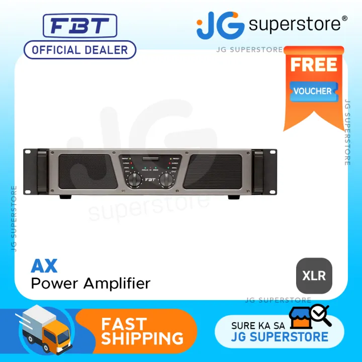 FBT AX Series 2-Channel 2x 400W / 600W / 1000W Power Amplifier at 4-8 ...