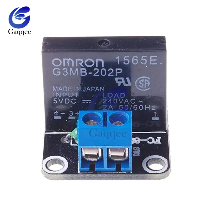 DC 5V 1 Channel Relay Shield G3MB-202P High Level Trigger SSR Solid ...