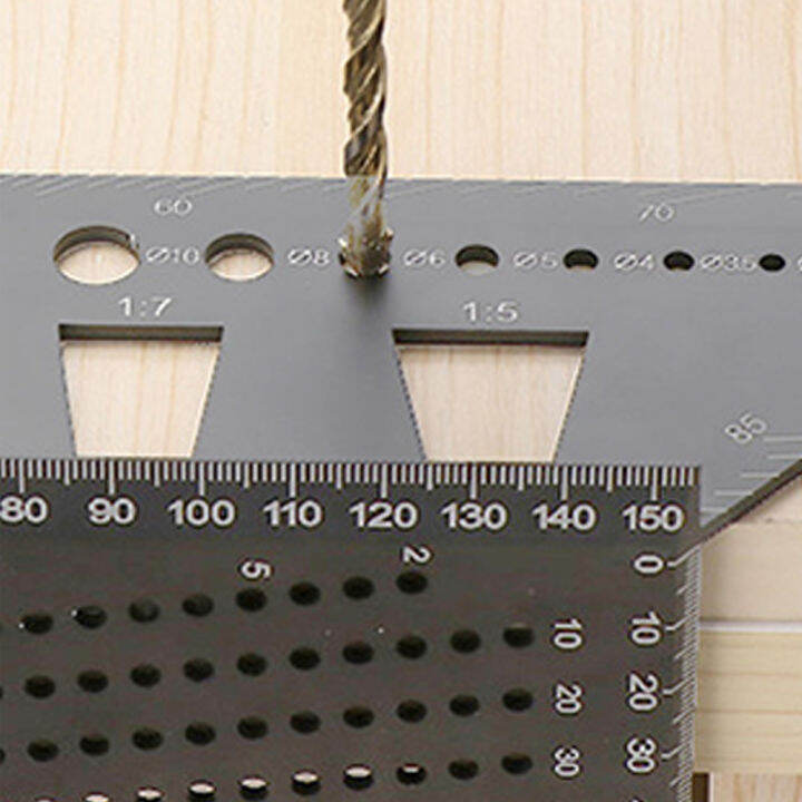Carpenter Square Measure Ruler 45/90 Degree Saddle Layout Die-Casting ...
