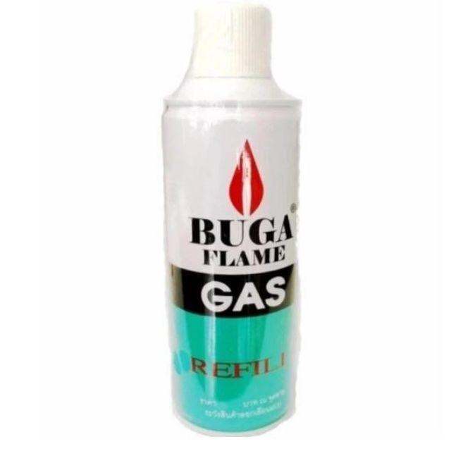 แก๊สกระป๋อง บูก้า Buga แก๊สเติมไฟแช็ค BUGA FLAME GAS refill เติมไฟแช็ค ...