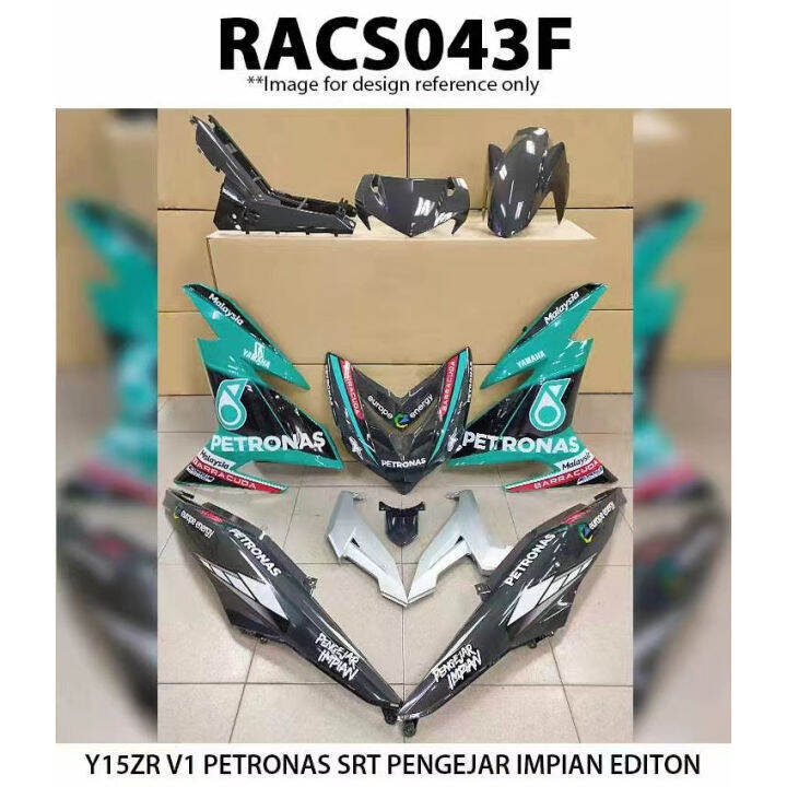 Rapido Cover Set Yamaha Y15ZR V1 V2 PETRONAS SRT PENGEJAR IMPIAN ...