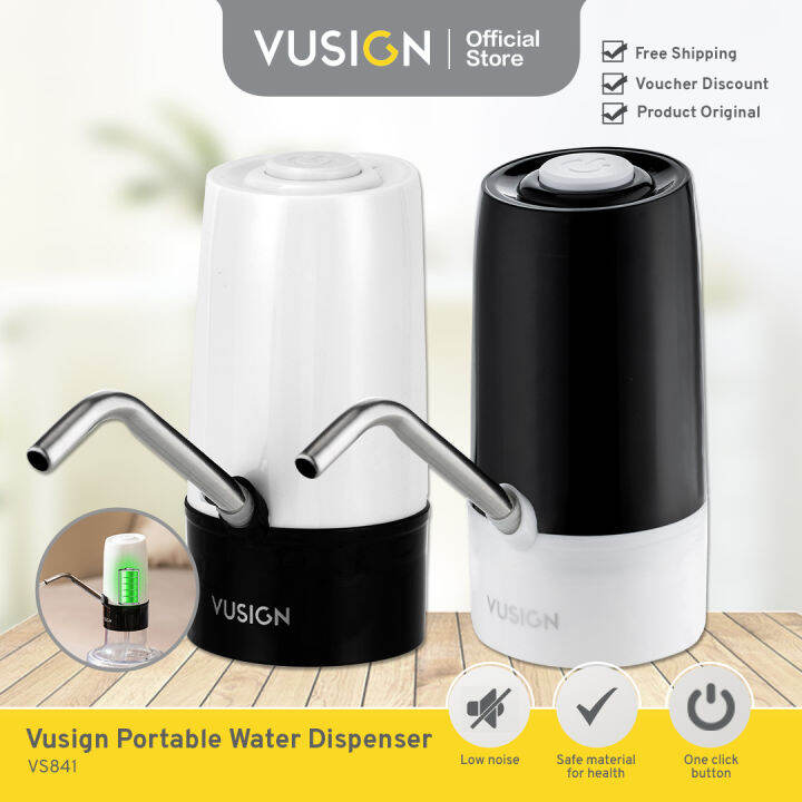 Vusign Pompa Galon AIr Elektrik / Portable Water Dispenser Low Noise VS841 | Lazada Indonesia