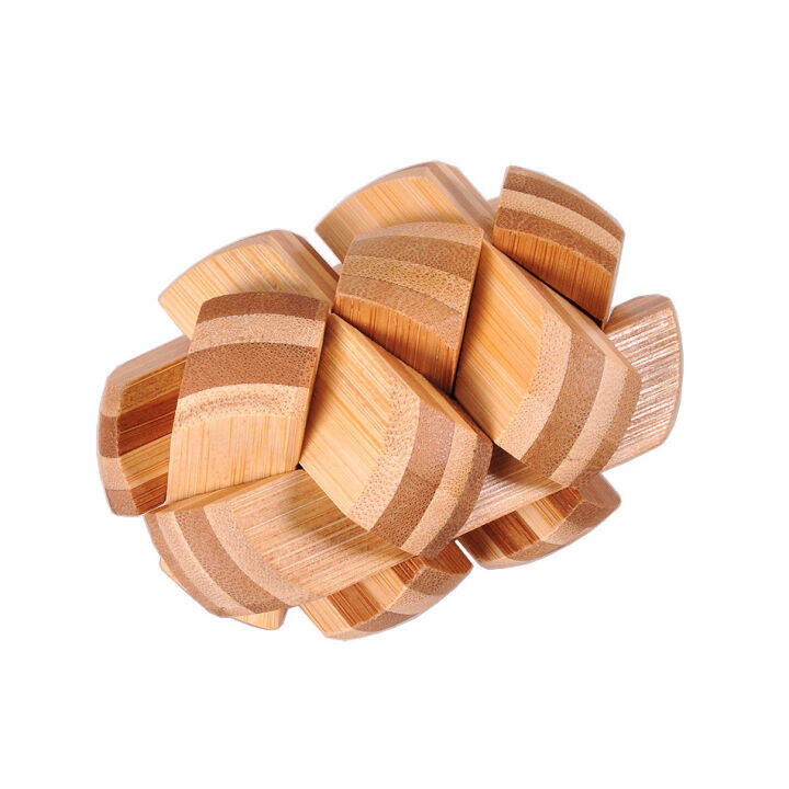 Made into a bamboo man classical intelligence toy, it is difficult to ...