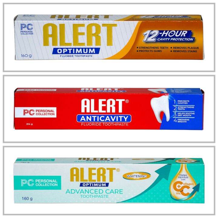 PC Alert Toothpaste Optimum Fluoride | Lazada PH