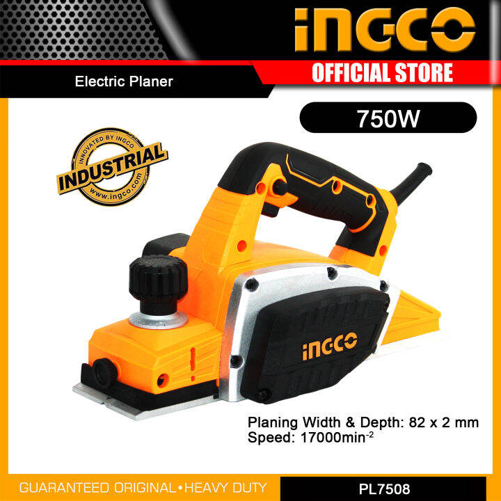 INGCO PL7508 Electric Wood Planer Woodworking 750W IPT | Lazada PH