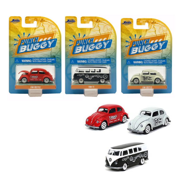 Jada 1/64 Scale Punch Buggy - Slug Bug Wave 1 - Set of 3 Cars | Lazada PH