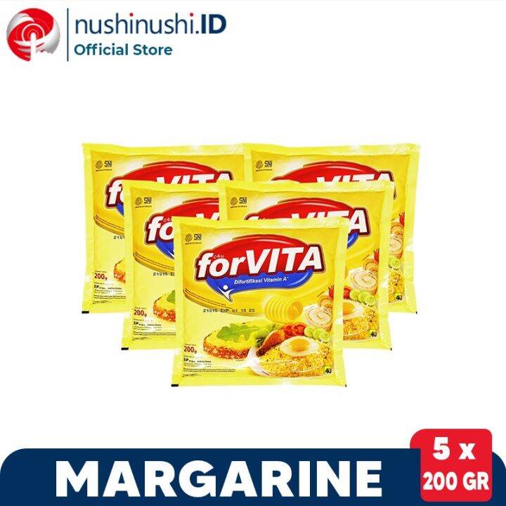 Forvita Margarine 200 Gr 5 Pcs | Lazada Indonesia