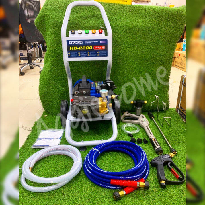 HYUNDAI เครื่องอัดฉีด รุ่น HD-2200 (150BAR / 3HP / 2200วัตต์) เครื่อง ...