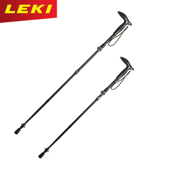 "Germany LEKI" outdoor aluminum folding poles lock telescopic trekking ...