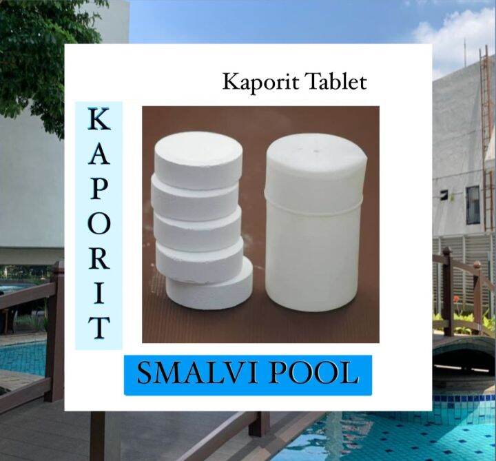 Kaporit Tablet Besar/klorin kaporit 90% Penjernih Air(PACK 1KG ...