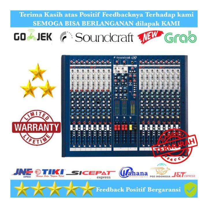 MIXING STUDIO Mixer Soundcraft LX 7 Ii 16 Channel Original | Lazada ...