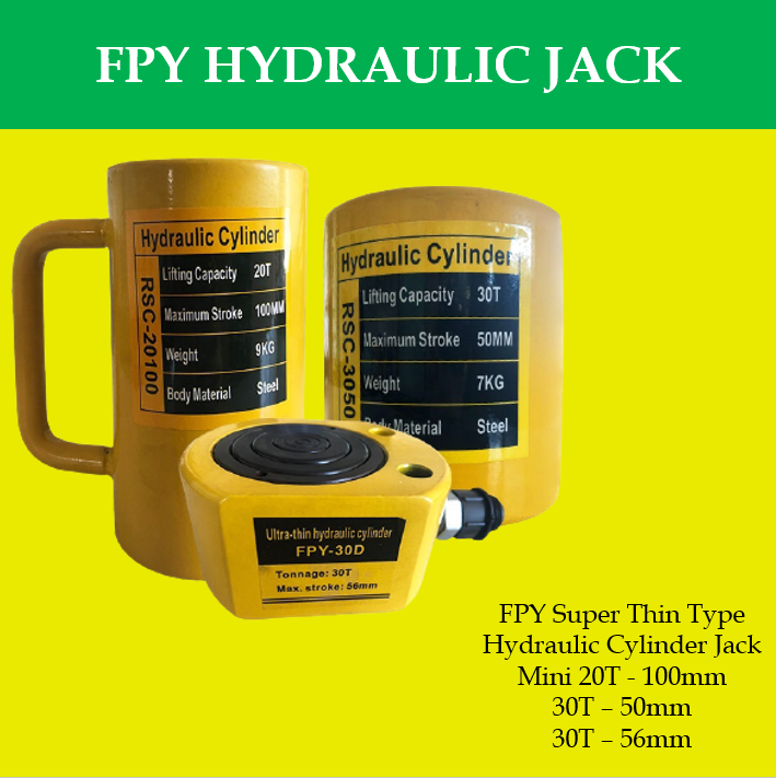 MAGO 10T-50T FPY Super Thin Type Hydraulic Cylinder Jack Mini ...