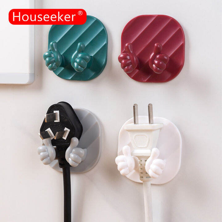 Houseeker Thumb Plug Holder Multifunction Thumb Up Shape Storage Rack ...