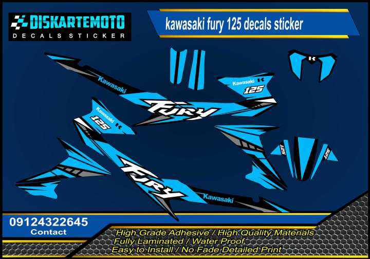 Fury 125 Decals Sticker | Lazada PH