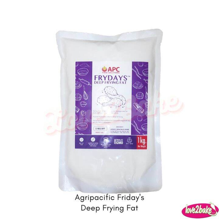 Frydays Deep Frying Fat 1 kilogram | Lazada PH