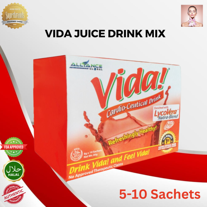 VIDA JUICE DRINK MIX (5-10 Sachets) | Lazada PH