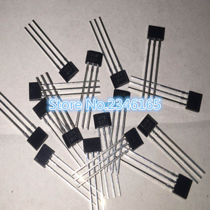 10pcs U18 US1881 TO-92 OH188 1881 U18 TO92 Hall Effect Sensor Magnetic ...
