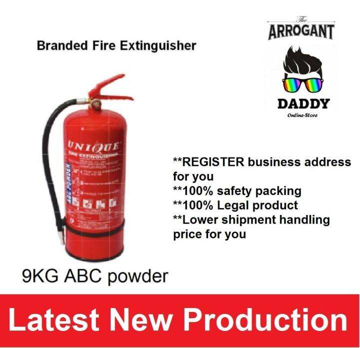 9KG ABC Powder Fire Extinguisher New unit SIRIM and ISO approved unit ...
