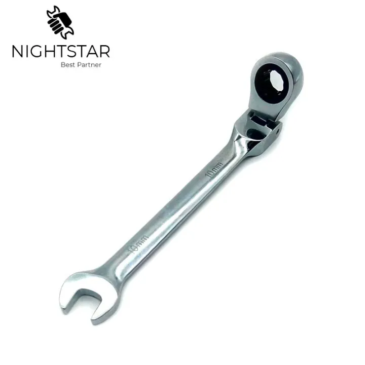 Krachtige 10mm Reversible Ratchet Wrench Ratcheting Socket Spanner Nut ...