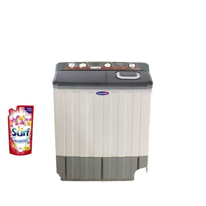 Fujidenzo 11 Kg Twin Tub with Eco-Soak Washing Machine JWT-1100 (Gray ...