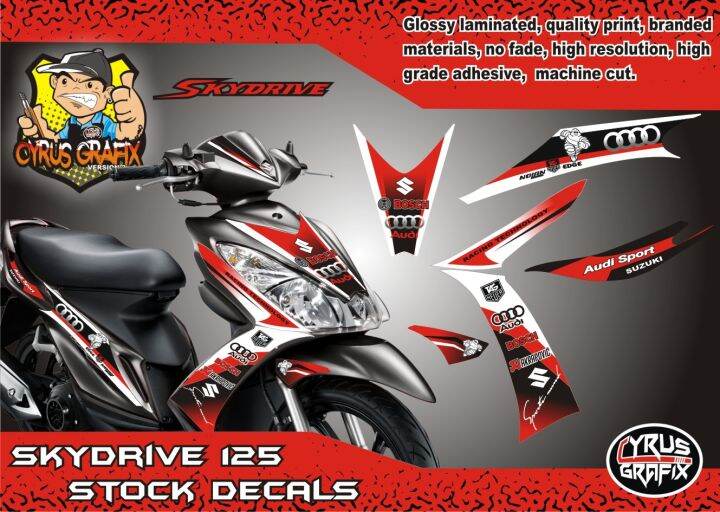 Skydrive 125 Stock Decals | Lazada PH