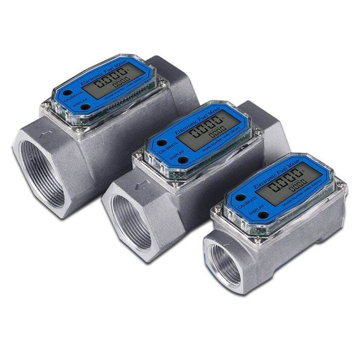Digital Turbine Flow Meter Flowmeter Gauge PCB Electronic Flow ...