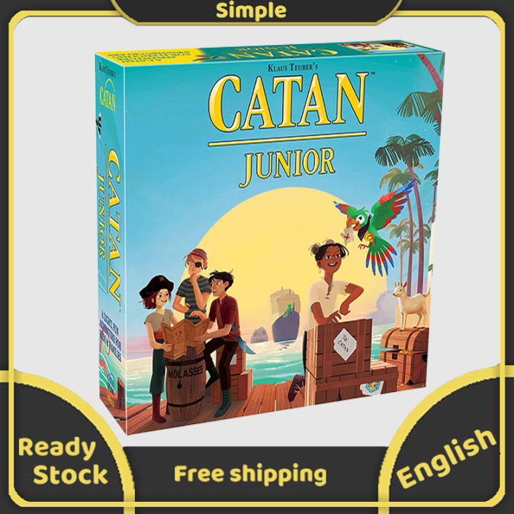 Catan Junior Board Game English Edition Family Party Game | Lazada