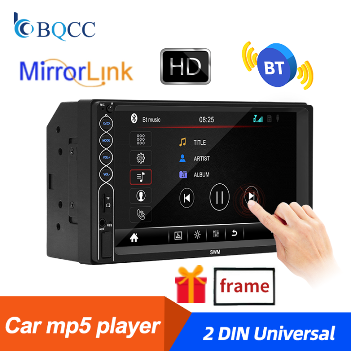 SWM N6 Double 2 DIN Car Stereo MP5 Player 7 inch Touch Screen Bluetooth ...