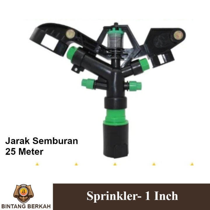 Sprinkler Rain Gun 1 Inch Jarak Semburan 25 Meter | Lazada Indonesia