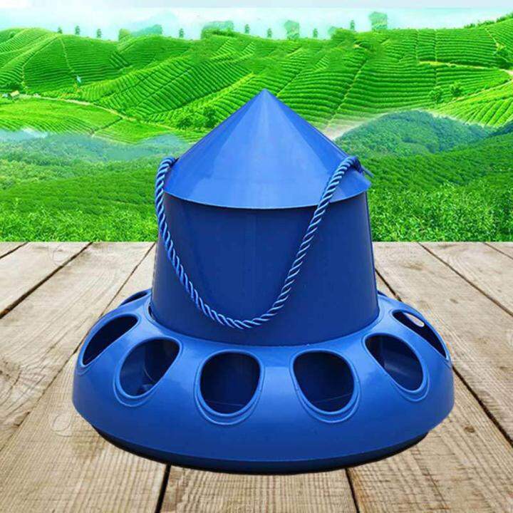 Serally Chicken Feeder Automatic Bird Feeding Bucket Bowl Backyard for ...