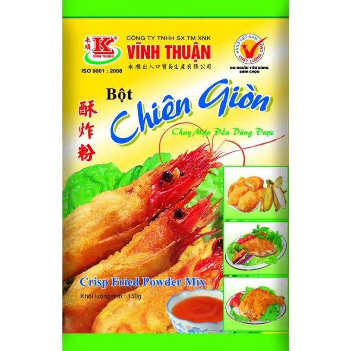 Vinh Thuan Bot Chien Gion / Vietnamese Crisp Fried Powder Mix 150g 酥炸粉 ...