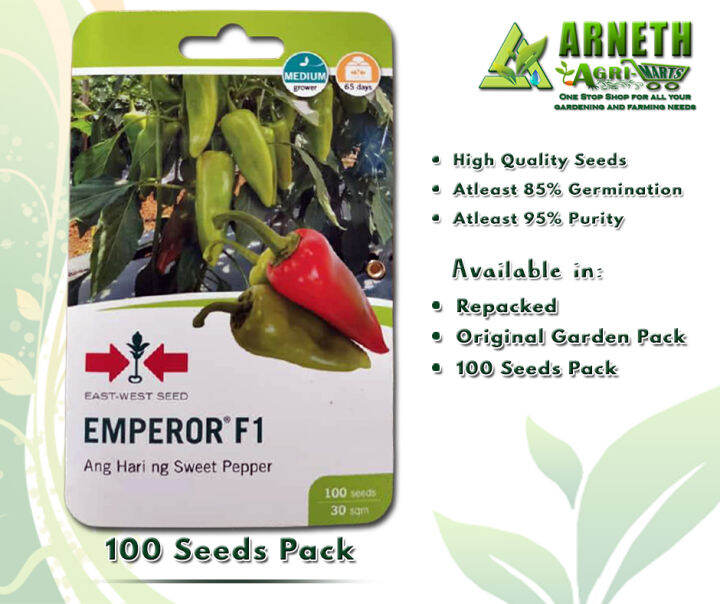 EASTWEST SWEET PEPPER EMPEROR F1 SEEDS BY EAST WEST | Lazada PH