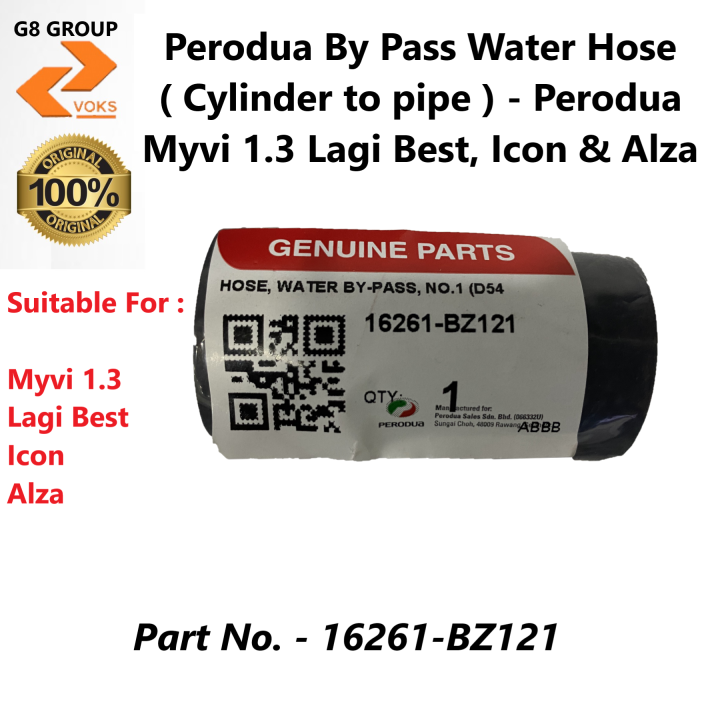 Perodua By Pass Water Hose ( Cylinder to Pipe ) - Perodua Myvi 1.3 Lagi ...