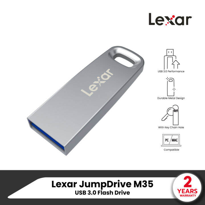 Lexar JumpDrive M35 USB 3.0 Flash Drive (ยูเอสบี แฟลชไดรฟ์) | Lazada.co.th