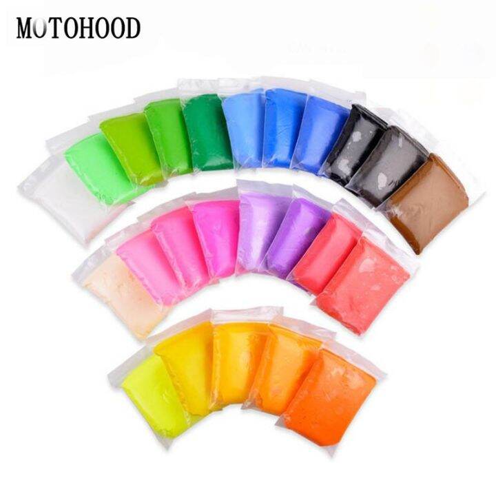 MOTOHOOD 100g 24Colors Modeling Play Dough Clay Intelligent Plasticine ...