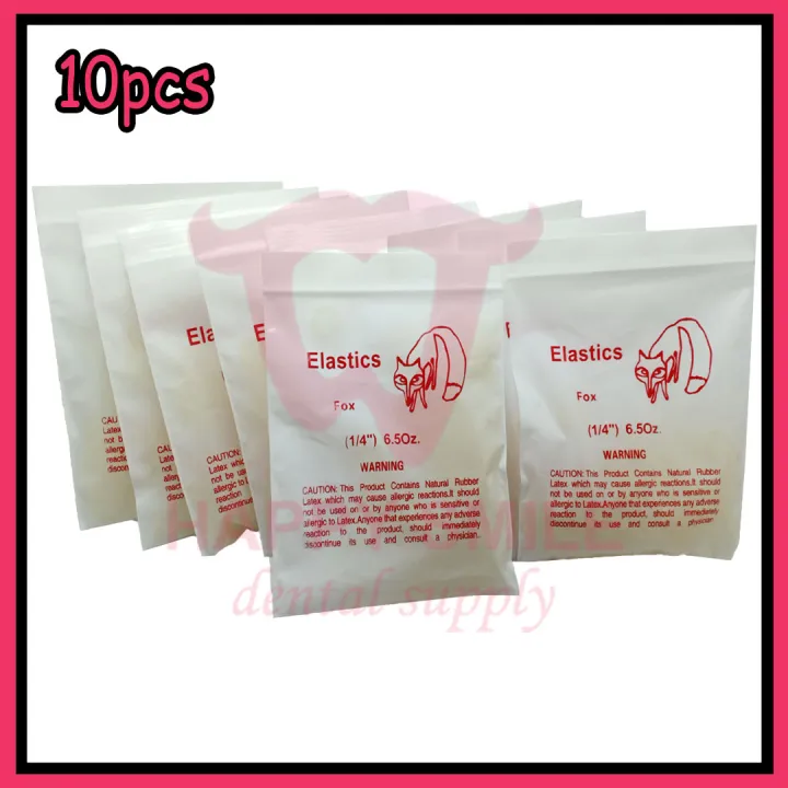 10 PACKS HEAVY ELASTICS FOX ELASTICS (SIZE 1/4 6.5oz) | Lazada PH