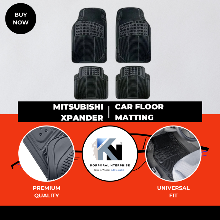 [Mitsubishi Xpander] Premium Quality Car Floor Matting - Proteksyon sa ...