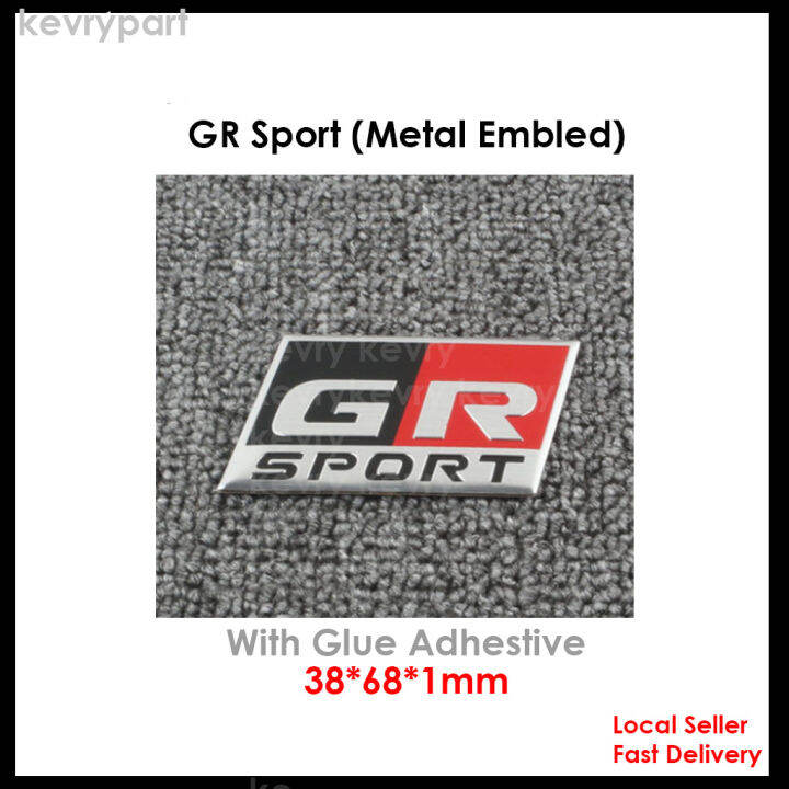 Toyota GR Sport Car Vehicle Embled Decal Sticker | Lazada