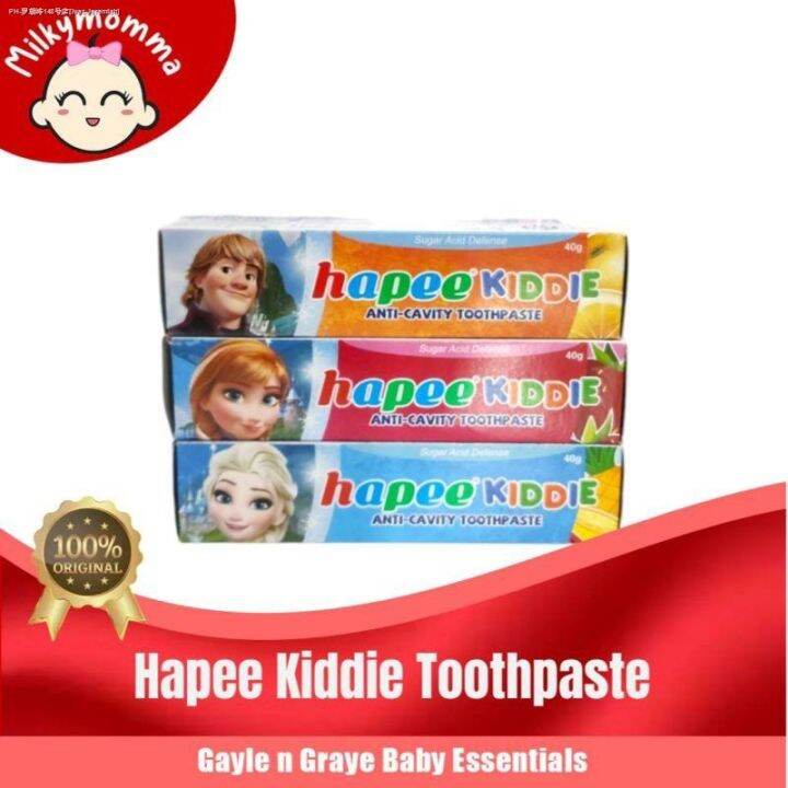 Hapee Kiddie Anti-Cavity Toothpaste (choose variation) ☁ | Lazada PH