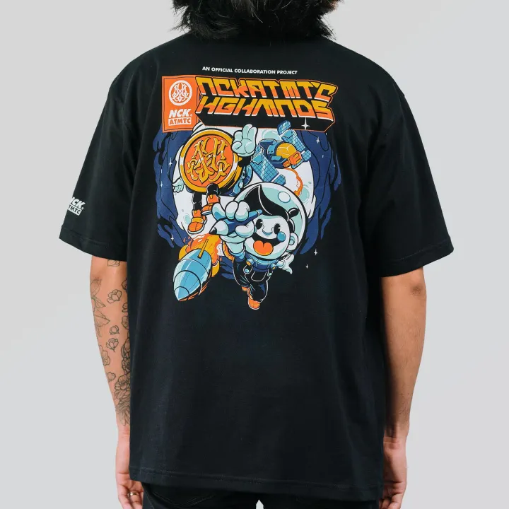 Nick Automatic x Highminds "Space" Black Official Collab T-Shirt ...