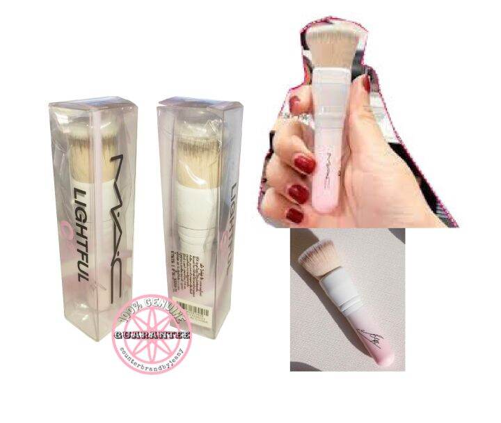 ของแท้ ป้ายไทย แแปรงลงรองพื้น MAC Lightful C3 Foundation Brush (LISA ...