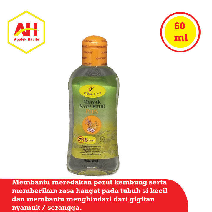 Konicare Minyak kayu putih 8 jam 60 ml Koniker Minyak kayu putih ...