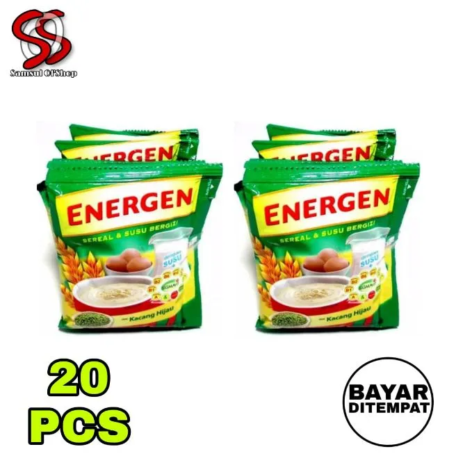 Energen Kacang Hijau Isi 2 Renceng 20 Sachet 30gr | Lazada Indonesia