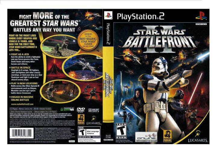 PS2 STAR WARS BATTLEFRONT II (DVD Game) | Lazada