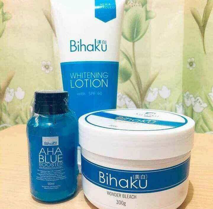 BIHAKU WONDER BLEACH, BIHAKU AHA BOOSTER SERUM, AND BIHAKU WHITENING LOTION | Lazada PH