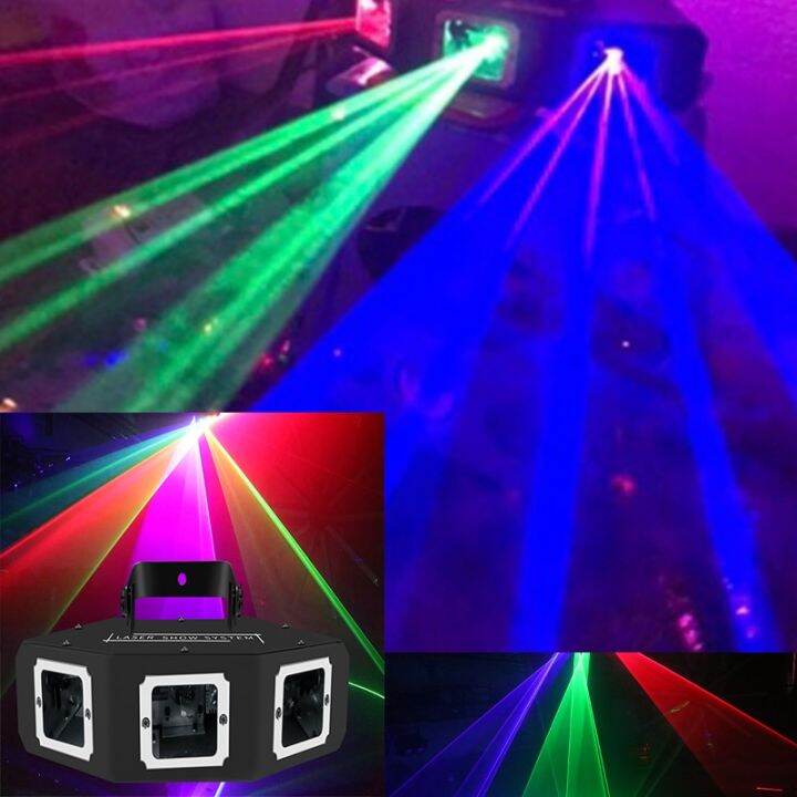 Rgb Laser 3 Hole Scanning Laser Light Party Laser DJ Projector Disco ...